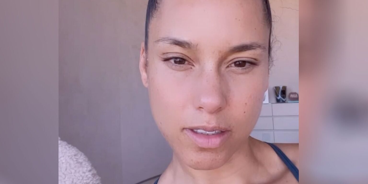 Alicia Keys No Makeup Look: Natural Beauty Starts from Within